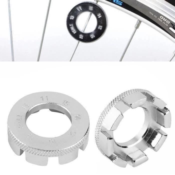 AA Vélo 8 Way Spoke vélo Roue Titiller clé Rim Spanner Clé outil de ...