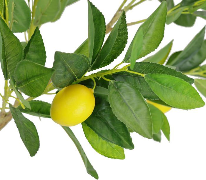 Citronnier en pot artificiel Plante décorative Arbre fruitier en pot ...