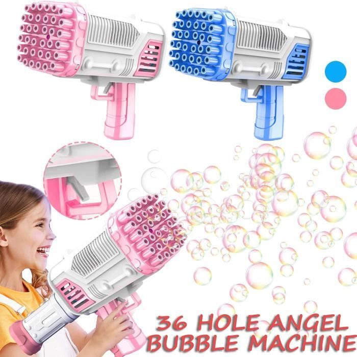 Bazooka Machine À Bulle Pour Enfant Pistolet A Bulles De Savon 36 Trous ...