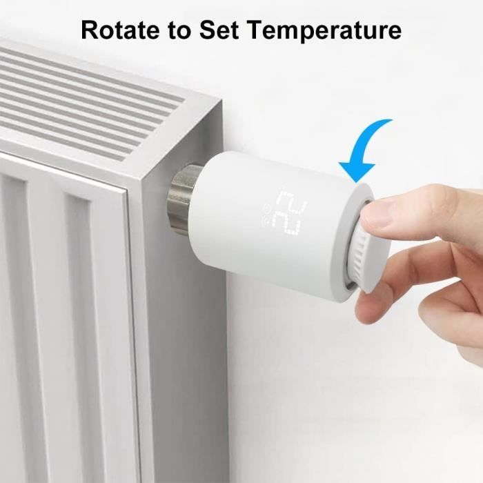 Set De Thermostats Électroniques Intelligents Pour Radiateurs Avec ...