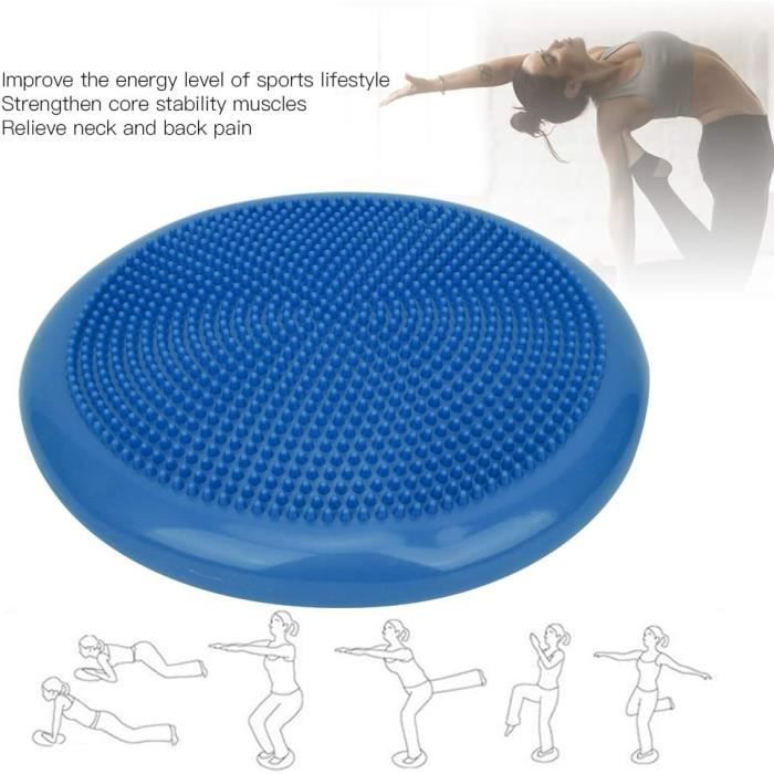 Épaissie Yoga Gonflable Coussin Gym Sports Fitness Wobble Massage ...