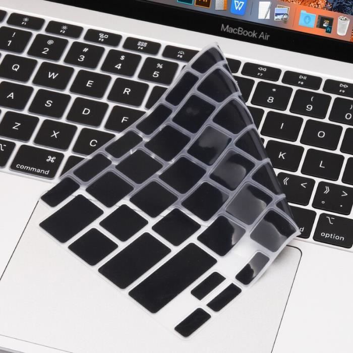 Transparent-Protecteur de clavier russe pour MacBook Air 13.3 pouces ...