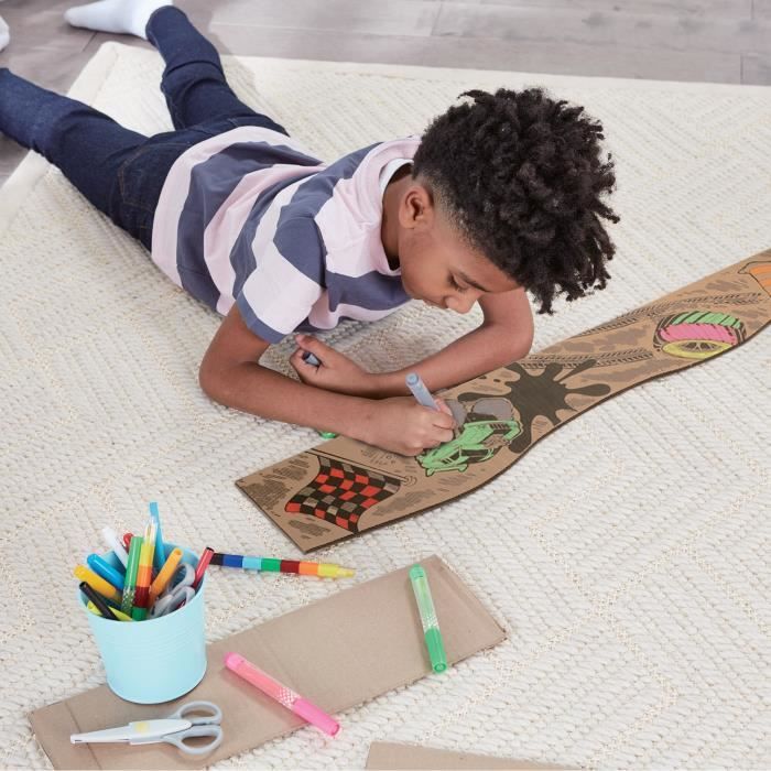 Circuit de course en carton VTECH CAR-BOARD RACERS - CIRCUIT MONSTER ...