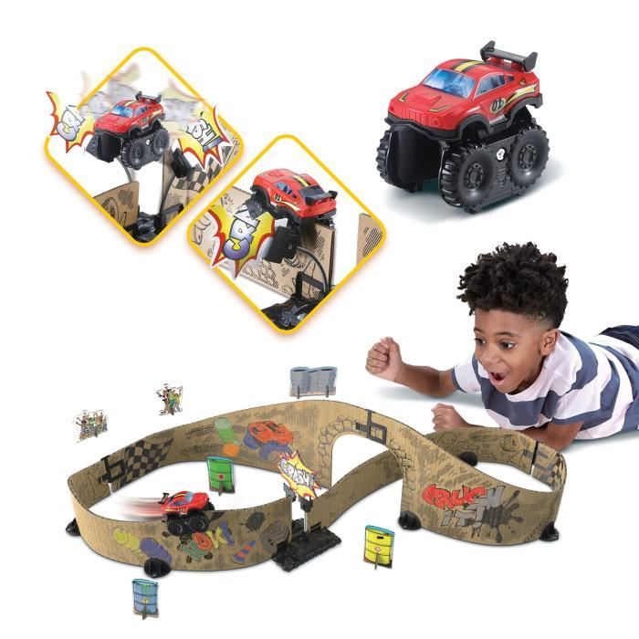 Circuit de course en carton VTECH CAR-BOARD RACERS - CIRCUIT MONSTER ...