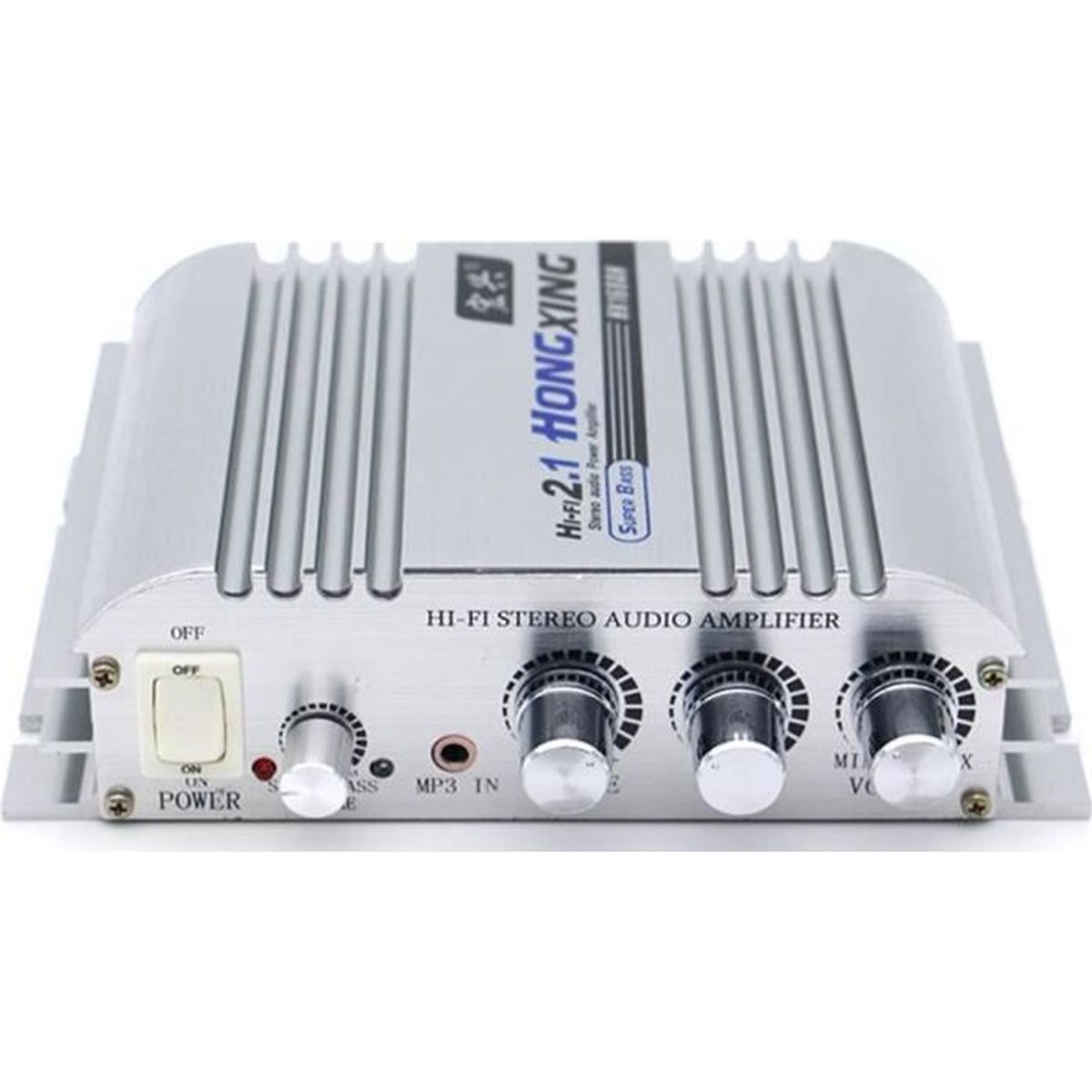 Mini HiFi Amplificateur 2.1CH ClasseD Ampli Stéréo Audio de Puissance ...