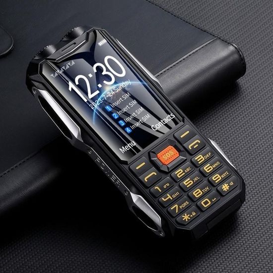 Yeemi Q9 2G Réseau Feature Phone 3,5 pouces 0,3MP Appareil photo 4 Carte SIM Bluetooth FM SOS5 ...