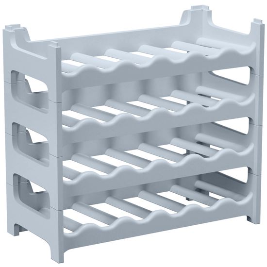 Casier à bouteilles modulable ARTECSIS 24 Bouteilles – Cave à vin en plastique, 60x28x54 cm ...
