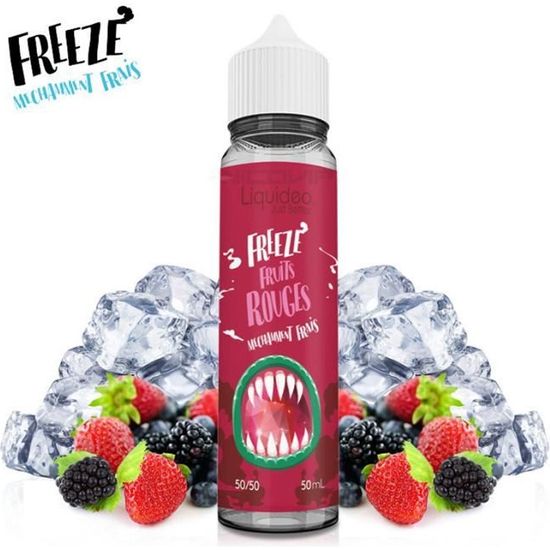 E-liquide Liquideo Freeze Fruits Rouges 50ml - 3mg - Cdiscount Au quotidien