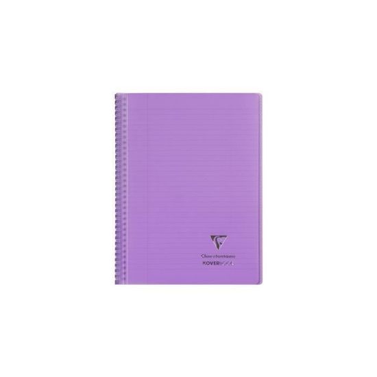 Cahier - CLAIREFONTAINE - Koverbook - A4+ 160 pages - Reliure intégrale ...