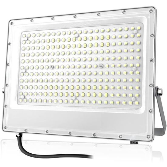 Projecteur Led Extérieur 200W, 20000Lm Spot Led Avec 290 Leds Éclairage De Sécurité Ip65 Etanche ...