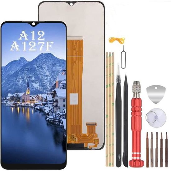 Écran LCD Samsung Galaxy A12 Nacho/A127F/DSN/A127F/DS/A127F/A127M ...