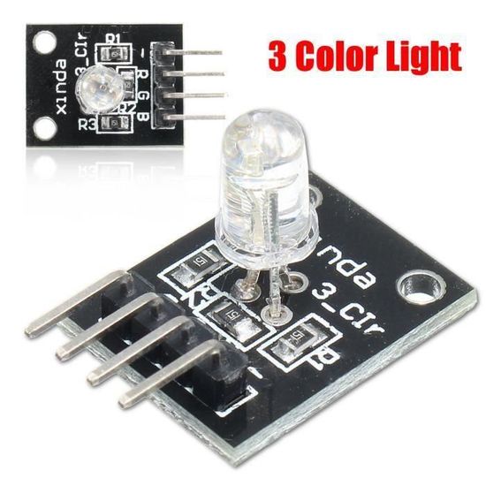 KY-016 RGB LED Module 3 Couleurs Lumière Pour Arduino MCU AVR PIC ...