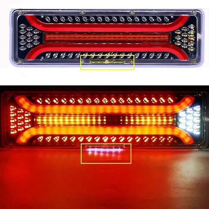 LED Feux Arrière Camion Trailer Lights 24V Feux de Frein ...