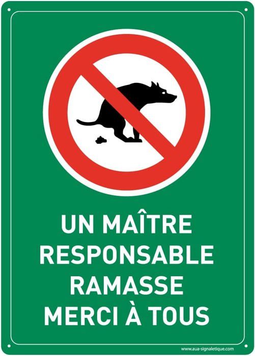 Panneau De Signalisation en PVC Rigide et Compact 1.5 mm. (200 x 280 mm, Un Maître Responsable ...