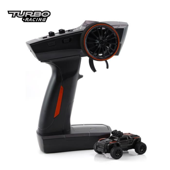 C81- Noir-Turbo Racing 1:76 C81 Grote Voet Rc Monstre Camion Auto ...