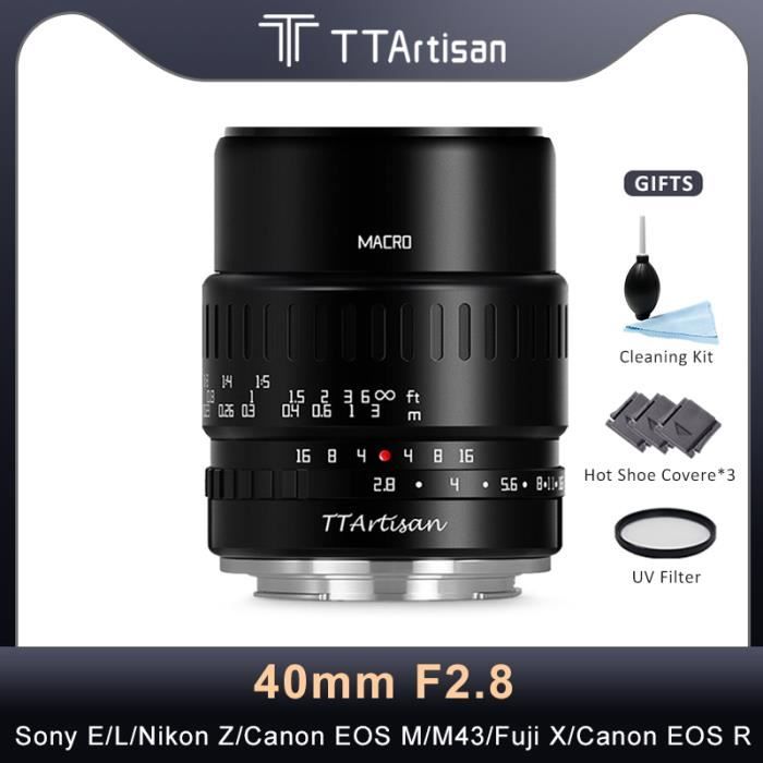 Nikon Z-Ttarartisan – objectif Macro 40mm F2.8 APS-C mise au point ...