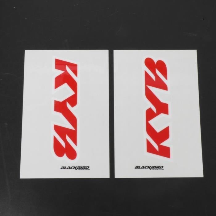 Autocollant stickers protection de fourche KYB Kayaba pour moto cross ...