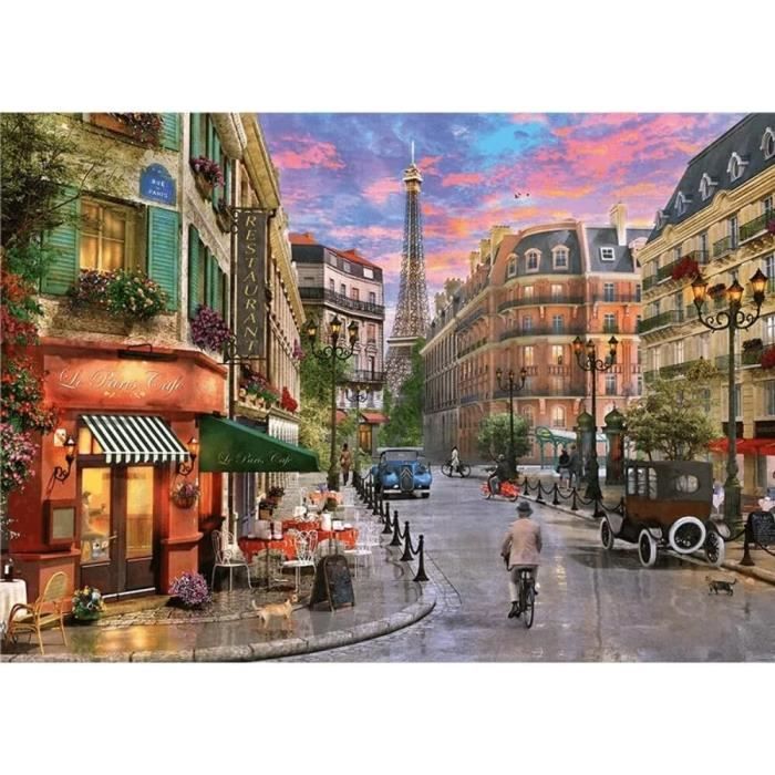 Schmidt Road To The Eiffel Tower 1000 Piece Jigsaw Puzzle[u977] - Cdiscount Jeux - Jouets