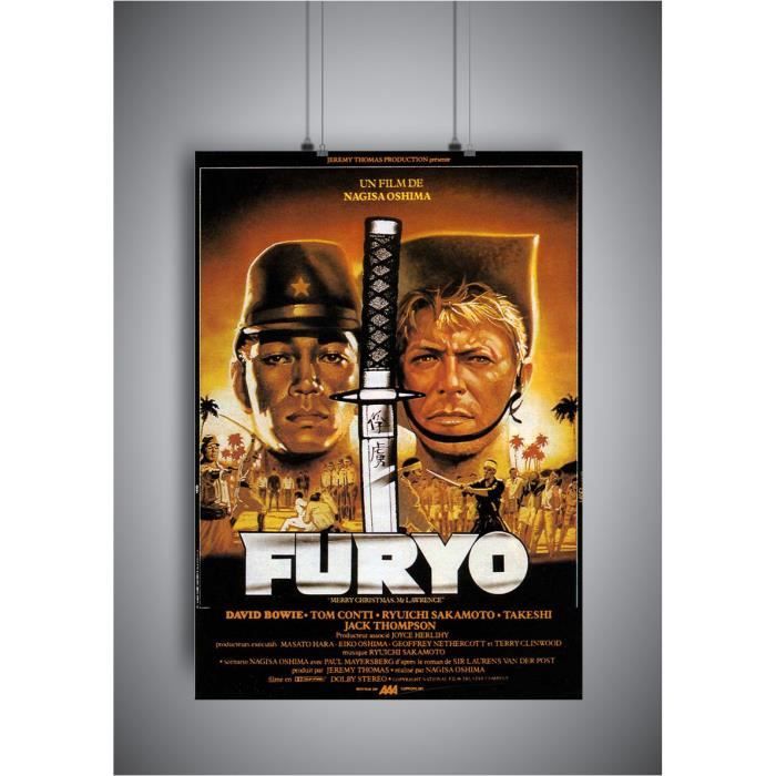 Poster Furyo affiche cinéma wall art - A4 (21x29,7cm) - Cdiscount Maison