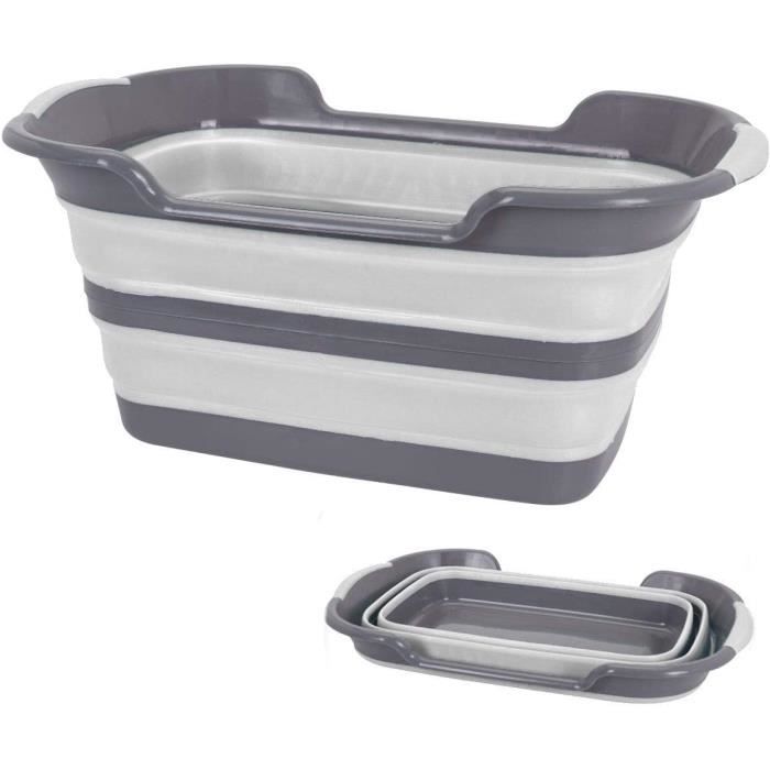 Panier À Linge Pliable 50 X 37,5 Cm Panier À Linge Pliable En Silicone ...