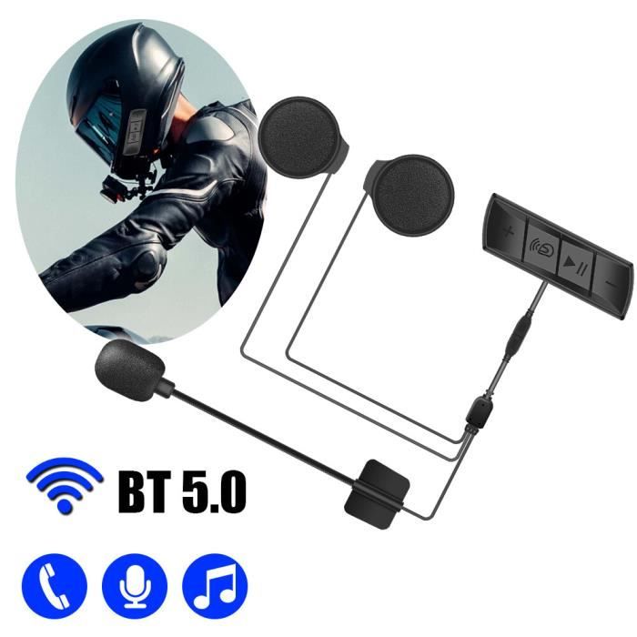 Casque de moto BT 5.0 sans fil - MARQUE - Modèle M7 - Autonomie 360h ...