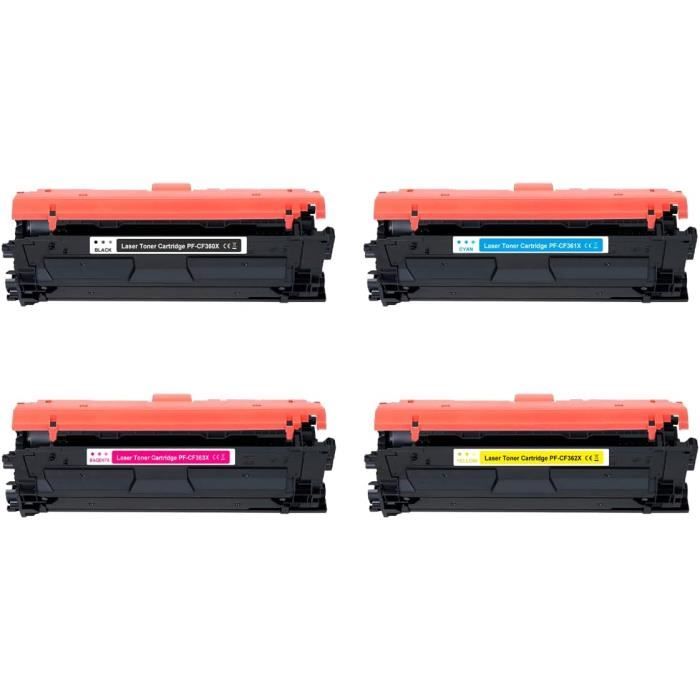 Toner 508X C Compatible Avec Hp 508X Cyan Pour Hp 508X Toner Cyan Hp ...