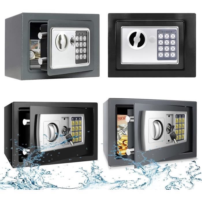 8,5L Coffre-Fort Ignifuge, Petit Coffre Fort Électronique, Coffre-Fort ...