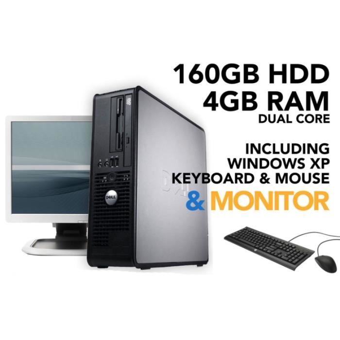 Dell OptiPlex Dual Core 4 Go RAM 160 Go HDD ordinateur de bureau PC ...