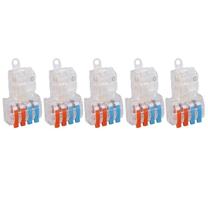 EJ.life connecteur de fil en T 5 pièces fil connecteur rapide rupture ...