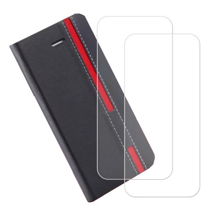 FZ PU Cuir Case pour Infinix S5 Pro (6.53") , Fermeture Cover Pliant ...