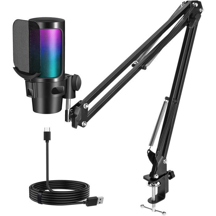 Micro USB Gaming RGB avec Bras pour Mac PS4 PS5 - Diealles Shine ...