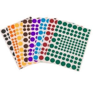 Lot 8 feuilles de gommettes rondes de couleur a… - Cdiscount Jeux - Jouets
