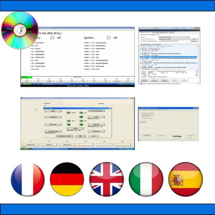 Pack Diagnostic Auto Pro - Compatible avec BMW et Mini - INPA 5.0.6 NCS ...