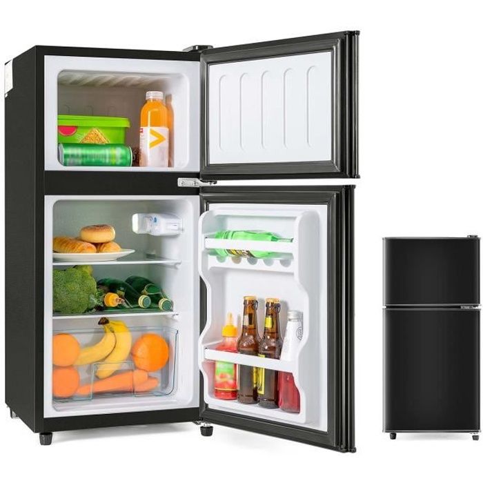 Réfrigérateur congélateur - Compact 60 L avec freezer & bac à légumes ...
