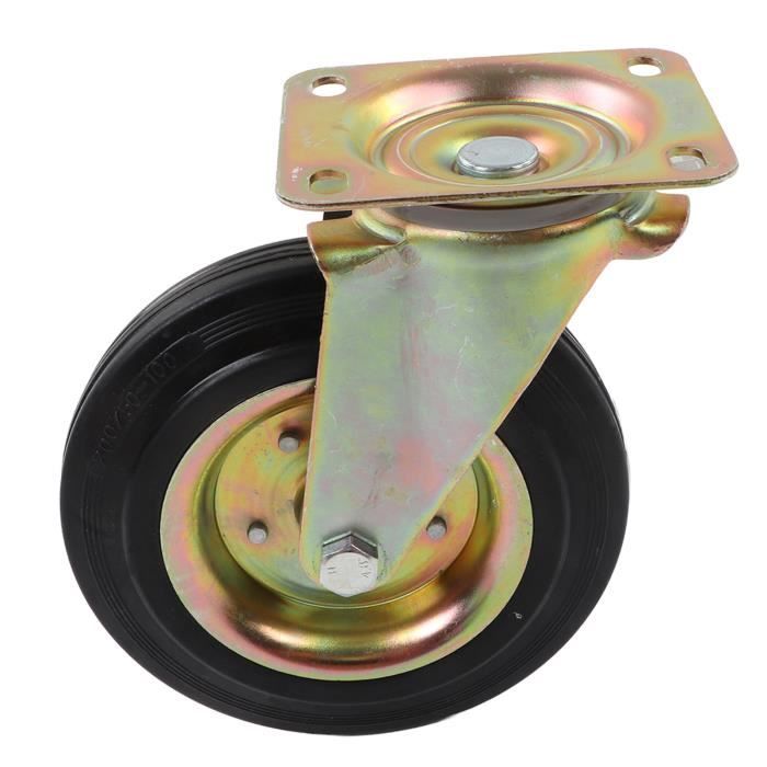 Mothinessto roue de chariot Roulette pivotante 8 pouces, moyeu en ...