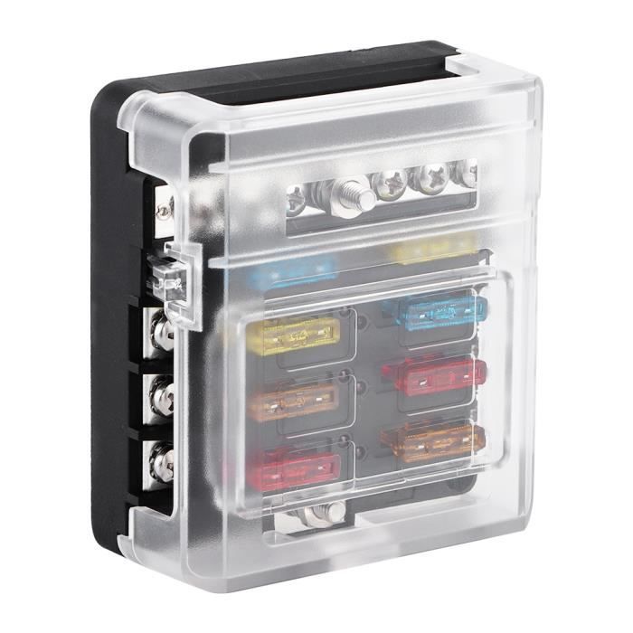 Shipenophy Boîte à Fusibles 12v 24v Boîte Porte Fusible Lame De