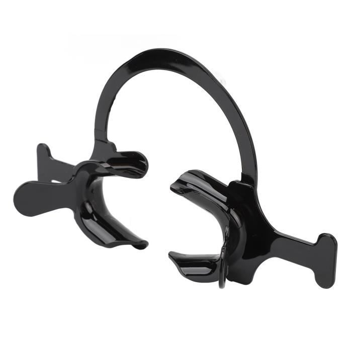 Shipenophy Écarteur de joue et de lèvre Écarteur de joue dentaire noir, ouvre-bouche en forme de ...