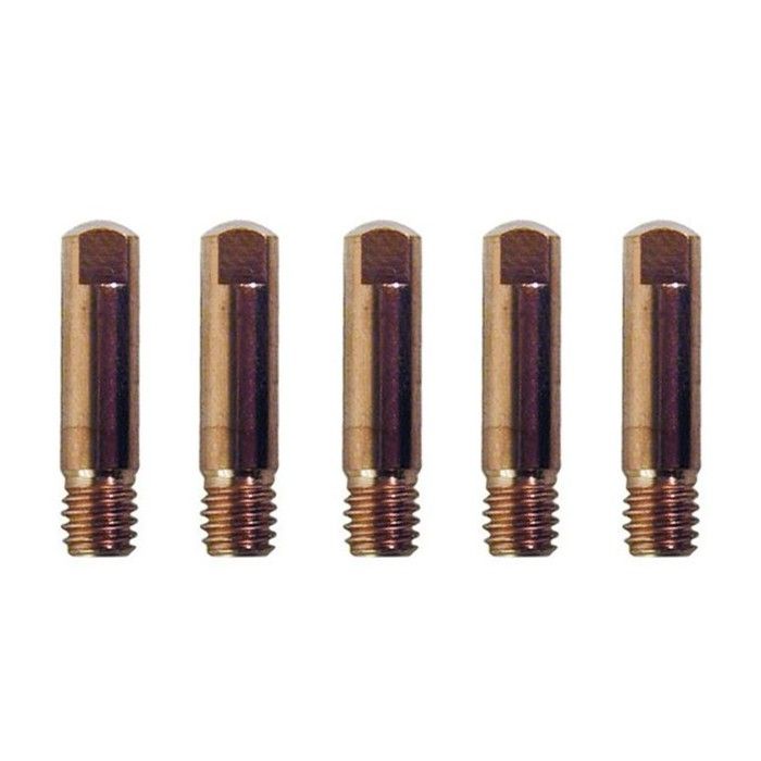 Tubes contact Ø 1 mm 6 x 25 mm Lot de 5 pour soudure MIG/MAG TECNOWELD ...