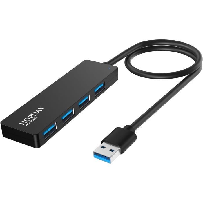 Hub Usb 4 Ports Avec Led Et Boutons D’Alimentation Individuels ...