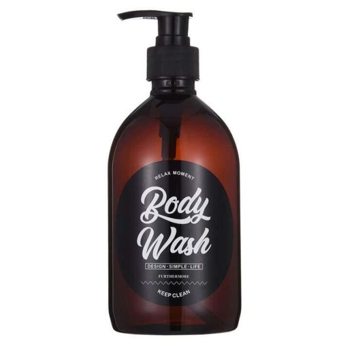 GG39644-Distributeur de savon et shampoing en plastique marron ...