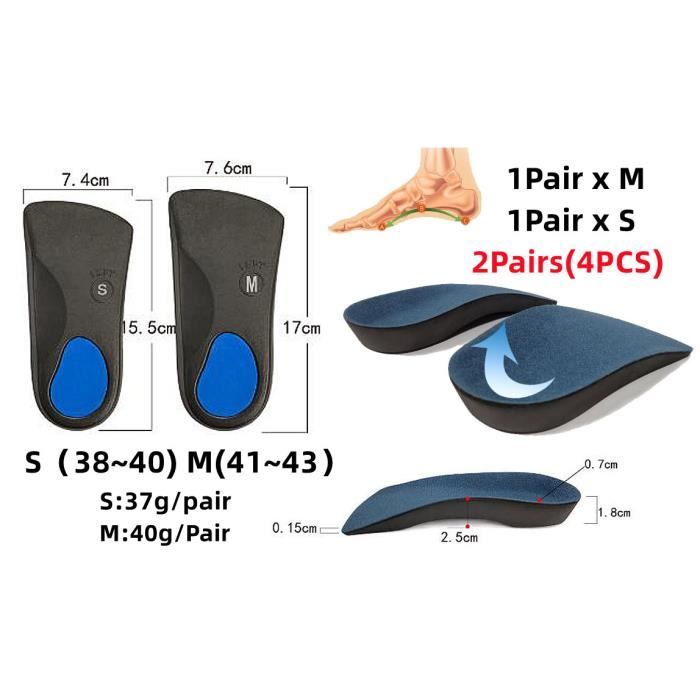 Talonnette,Semelle Orthopédique Soutien du Talon,Hauteur Augmentation ...