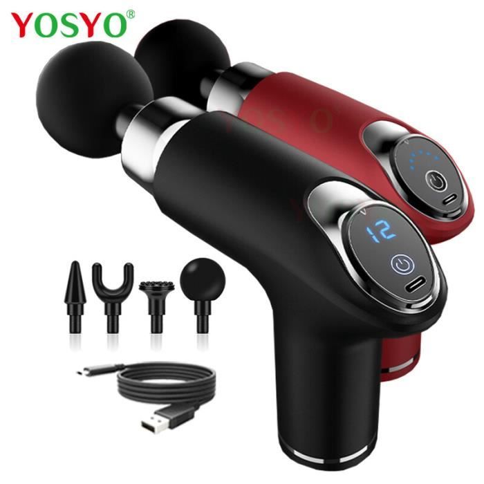 Appareils beauté santé,Pistolet de Massage intelligent LCD 2022,Mini ...