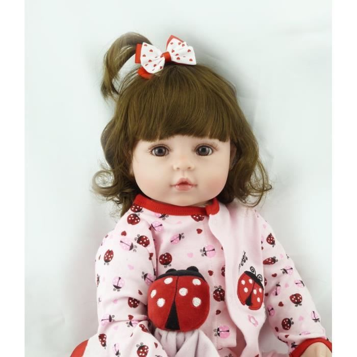 NPK – poupée de renaissance pour bébé fille, en Silicone souple de 48cm ...