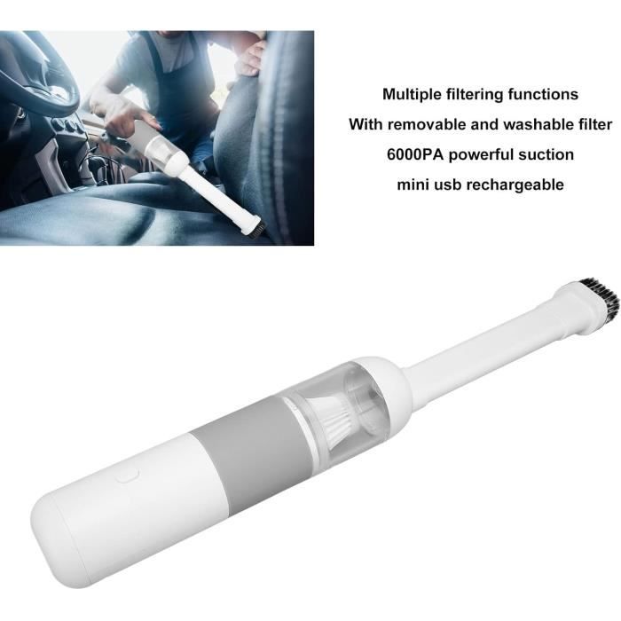 Aspirateur À Main, Filtration Multiple, Aspiration 6000 Pa, 120 W, Mini ...