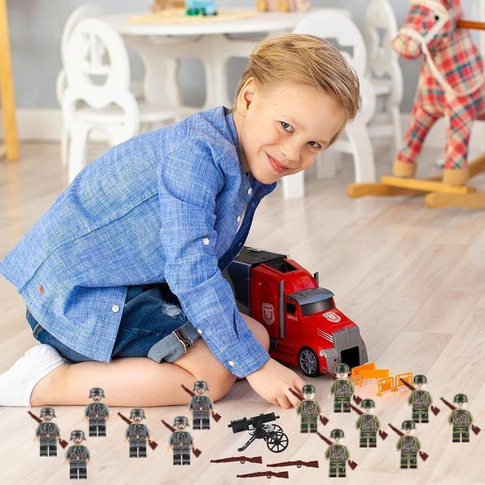 50 Soldats Militaires Jouet WW2 avec Base - Set de 50 Pièces Figurines ...