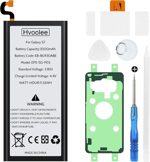 Batterie de Rechange Interne 3000 mAh pour Samsung Galaxy S7 Batterie de Rechange Haute capacit ...