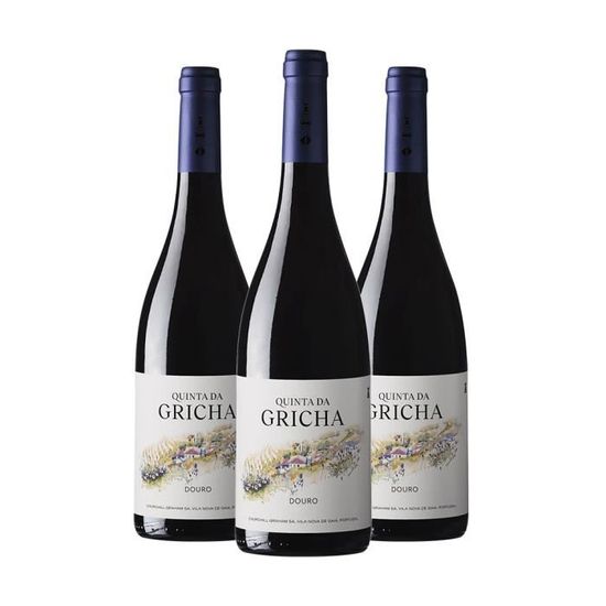 Pack 3 Churchill's Gricha Rouge 0,75L - La cave Cdiscount