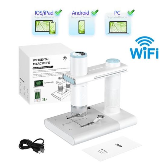 MICROSCOPE OPTIQUE,Wifi Stand Inskam320 Microscope numérique USB 1000X ...