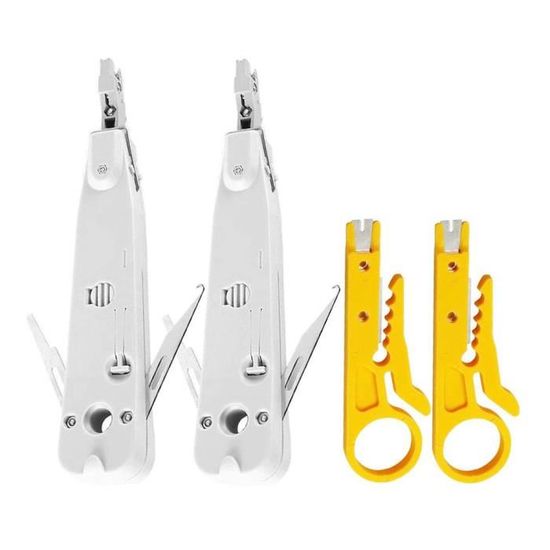 Outil de PoinçOnnage Professionnel RJ45 RJ11 Cat5E Cat6 RéSeau TéLéCom ...