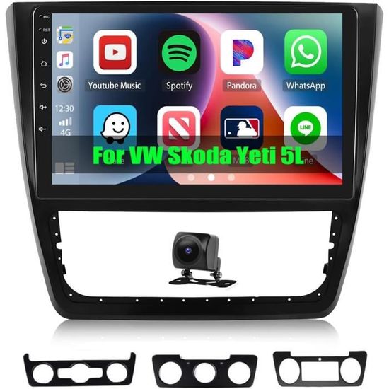 2G+32G Android 11 Autoradio Pour Vw Skoda Yeti 5L 2009-2015 Avec ...